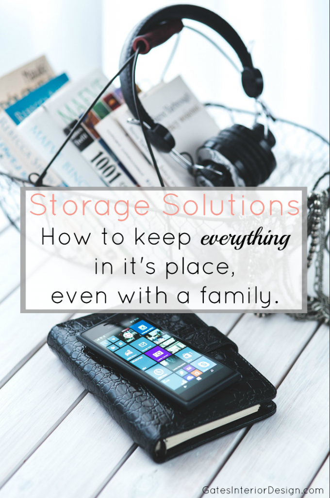 Storage solutions - How to keep everything in it's place, even with a ...